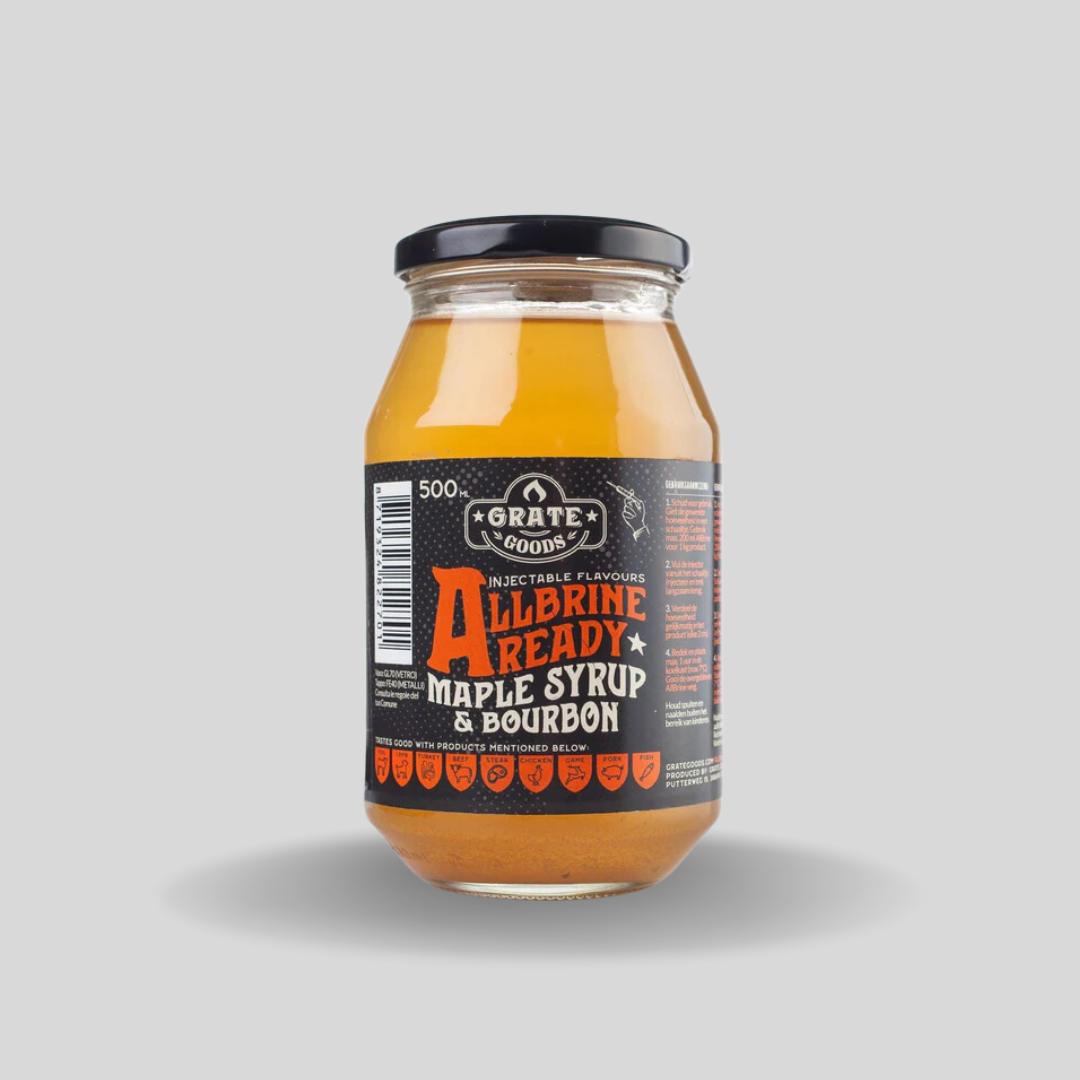 Allbrine Ready Maple and Bourbon Syrup 500ml Athena | Young Wild Hunters