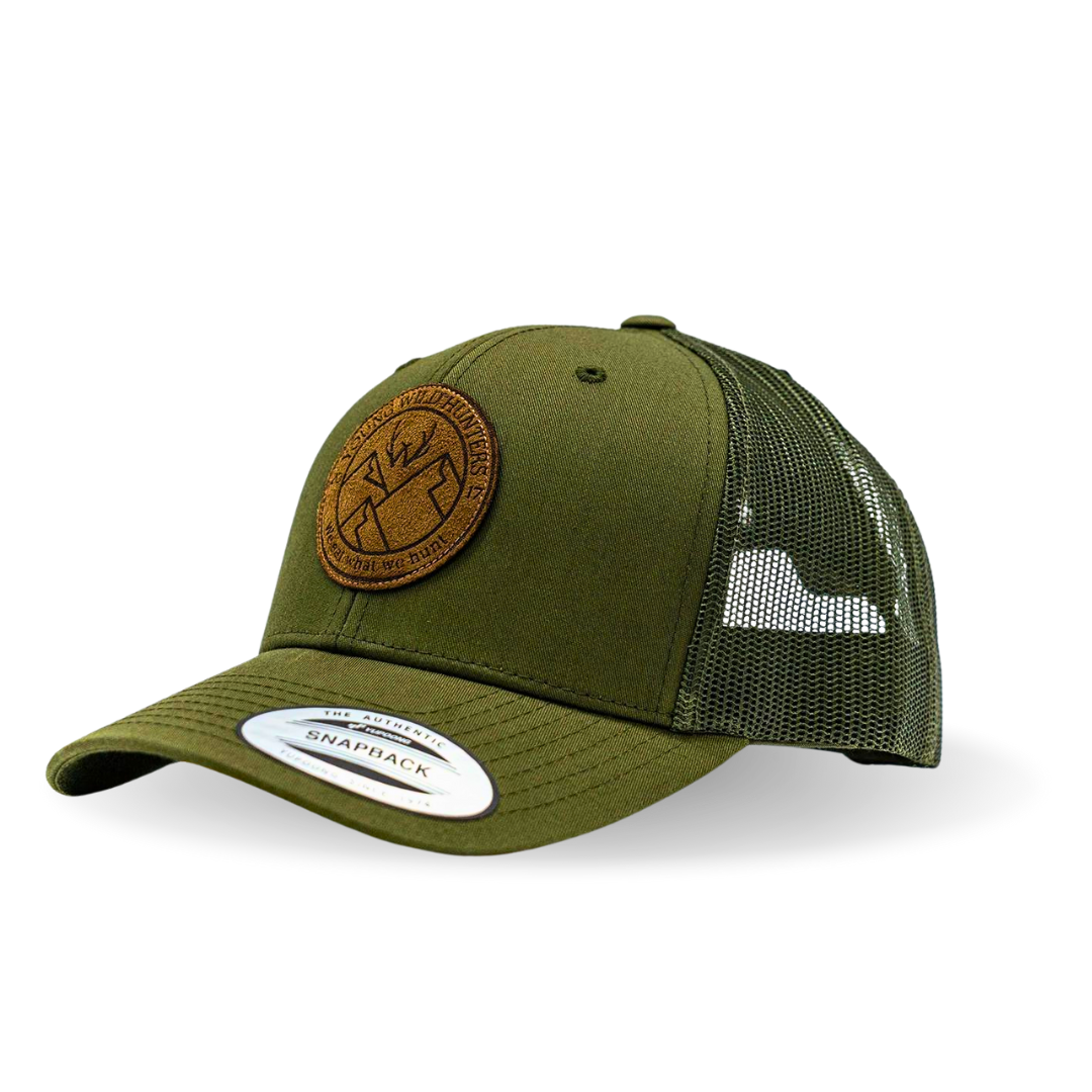 YWH Young Wild Hunters Leather Patch Cap | Buy Online at YWH