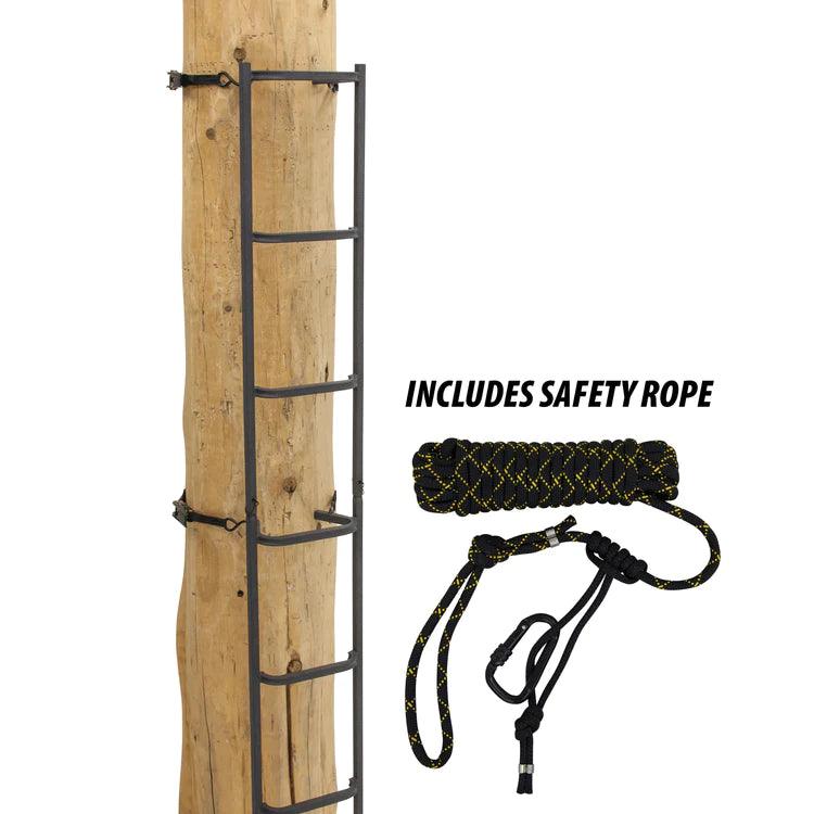 TREE LADDER WITH SAFETY ROPE | Young Wild Hunters